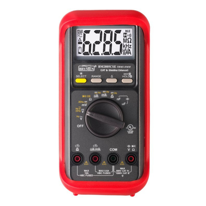Miernik cyfrowy BM2805CSE BRYMEN | Multimetr, TRMS, VFD-Mierniki i ...