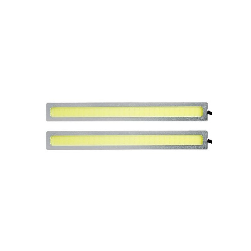 Lampa LED 12V 2x4W 175mm 6000K ośw.kabiny barwa białaIP65 srebn-Motoryzacja