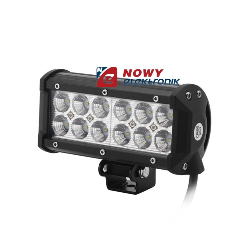 Lampa LED halogen 36W IP68 9-60V reflektor CW Off Road-Motoryzacja