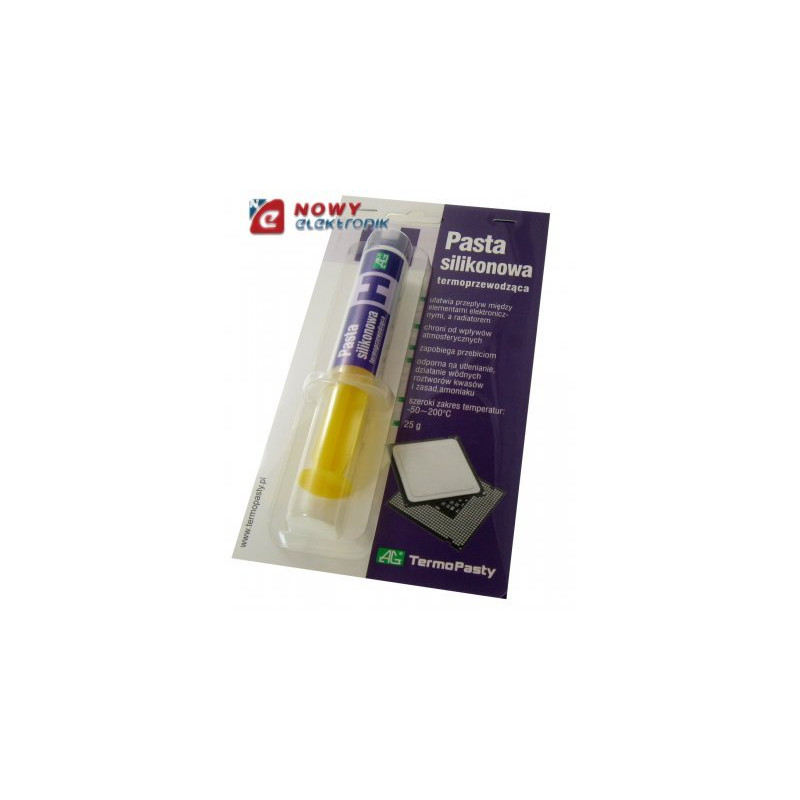 Pasta silikonowa H 25G strzykawk termoprzewodząca odprow. ciepło ...