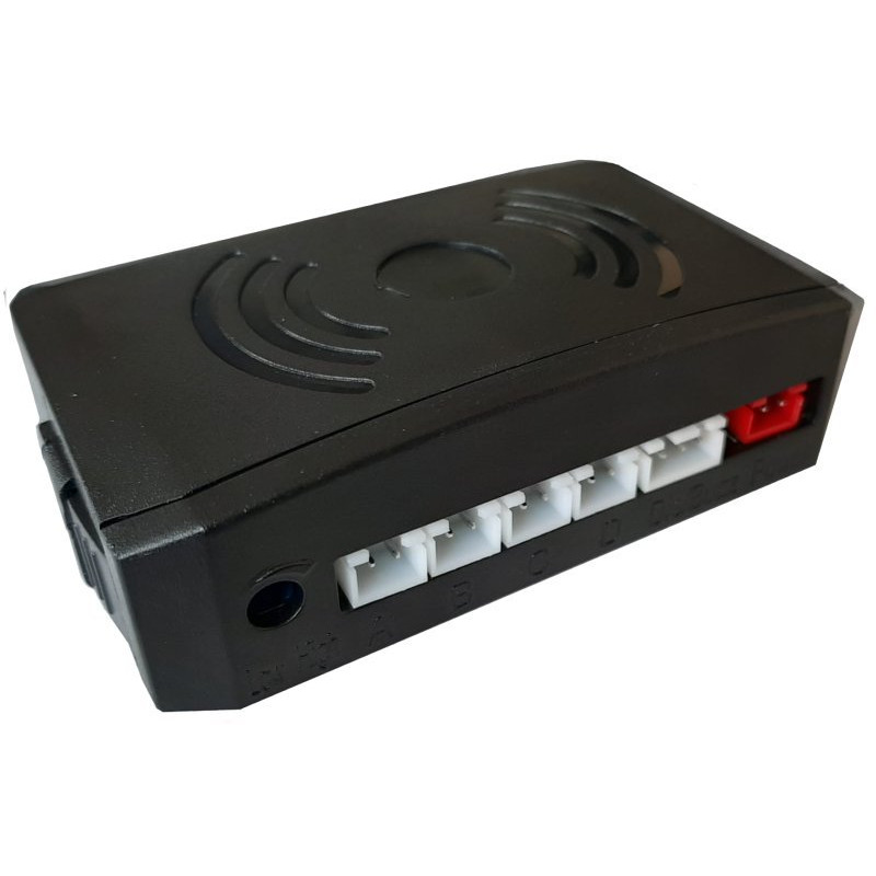 Czujnik Cofania BS502S srebrne - regulowane, 4 czujniki, Buzzer, HANTOM ...