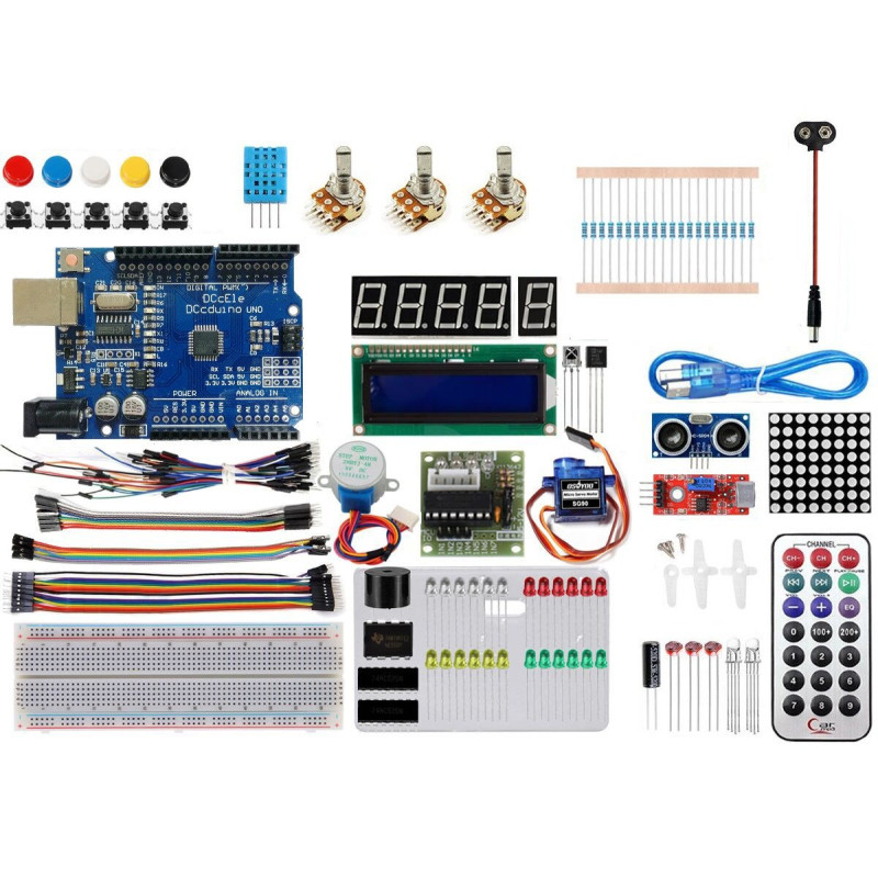 Zestaw elementów ARDUINO Uno ATMega328P-A Moduł uruchomieniowy-Zestawy ...