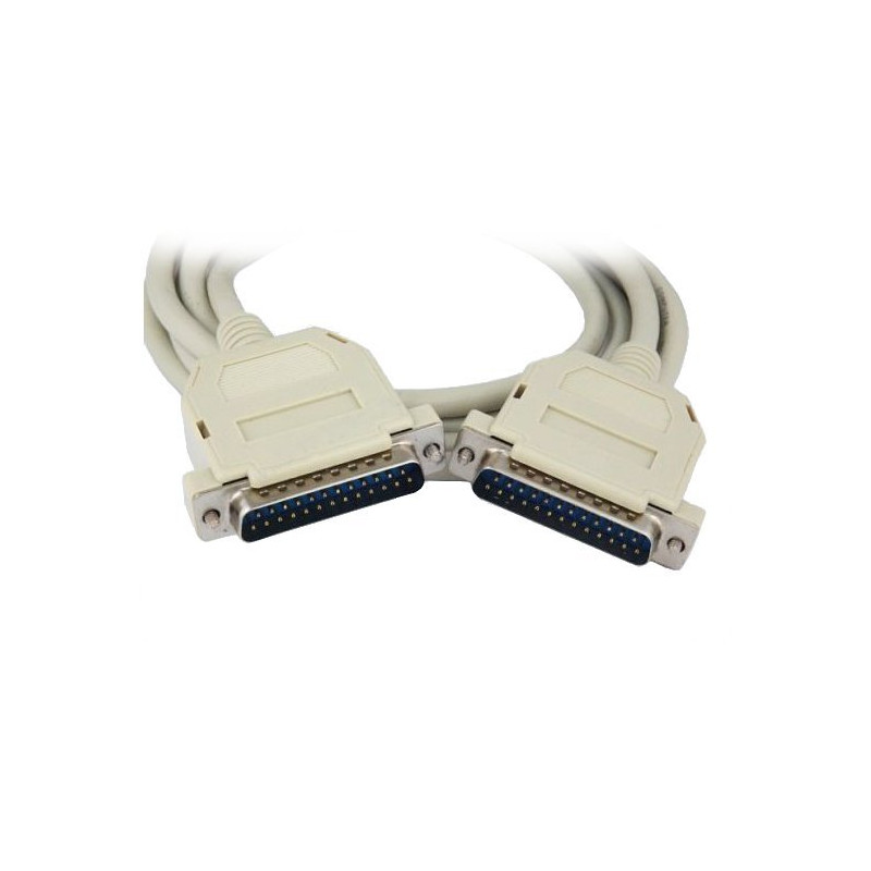 Kabel DB25M/DB25F 3m RS232 Wtyk-Gniazdo-Kable i Przyłącza RTV i PC