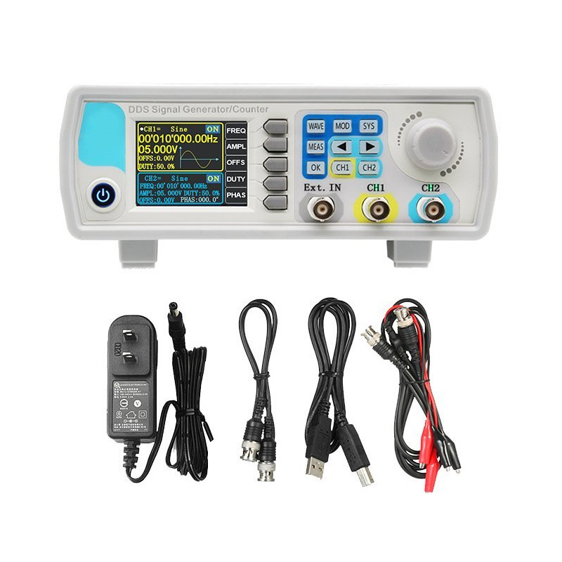 Generator funkcyjny JDS6600-60MH dwukanałowy 60MHz-Mierniki i Multimetry