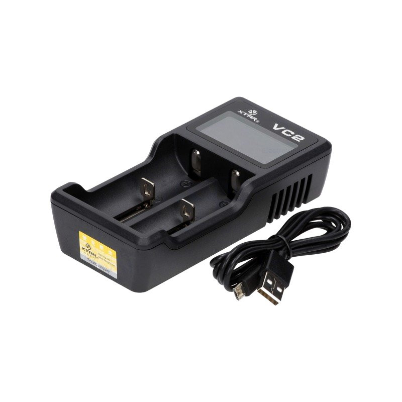 Ładowarka do akumulatorów VC2 Li-Ion XTAR VC2 Uniw. 1,2V-3,7V 10440 ...
