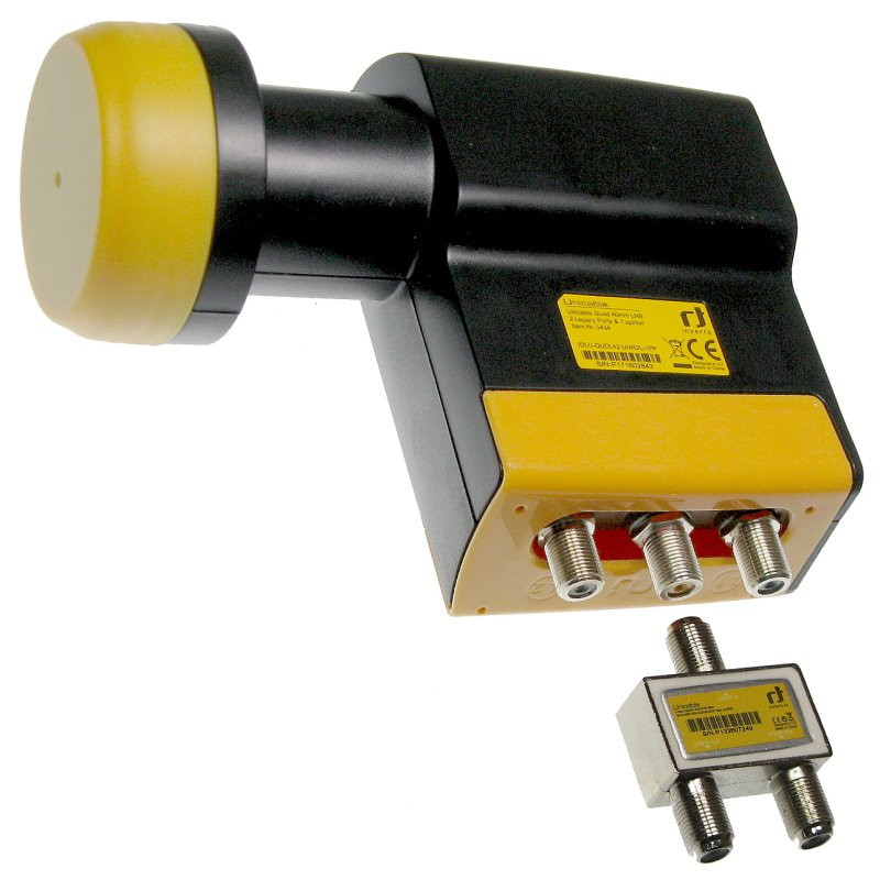 Konwerter SAT Unicable QUAD + | Twin Inverto (2 legacy ports)-RTV SAT DVB-T