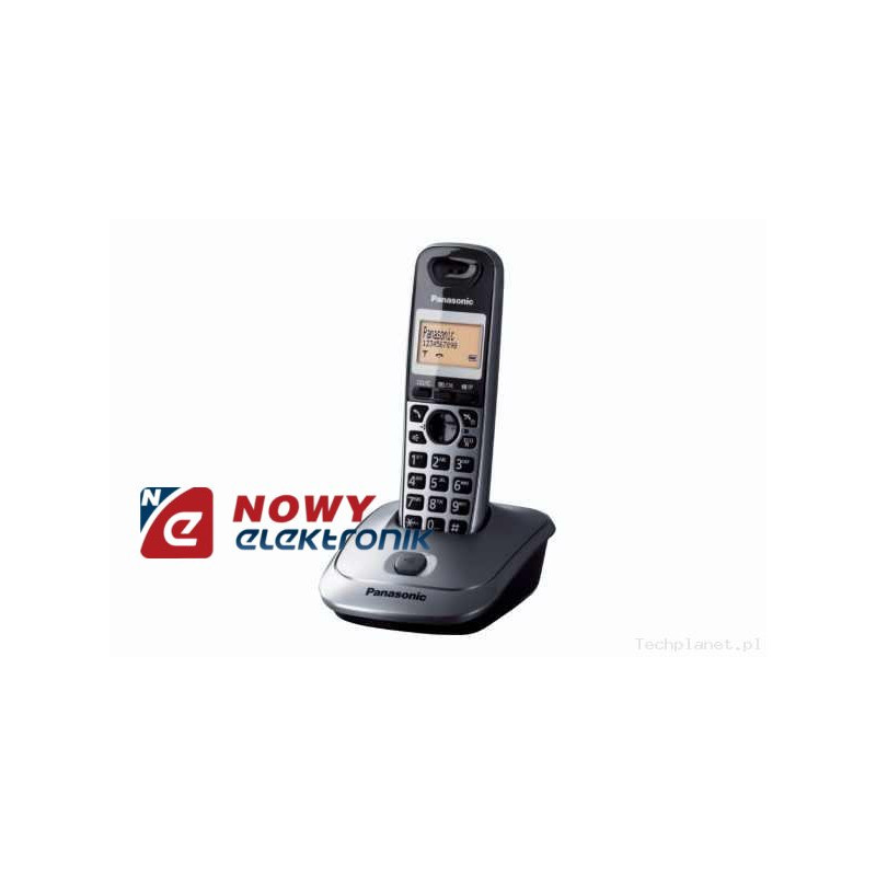Telefon Panasonic KX-TG2511PDM | Szary, Bezprzewodowy (+)-Telefony i ...