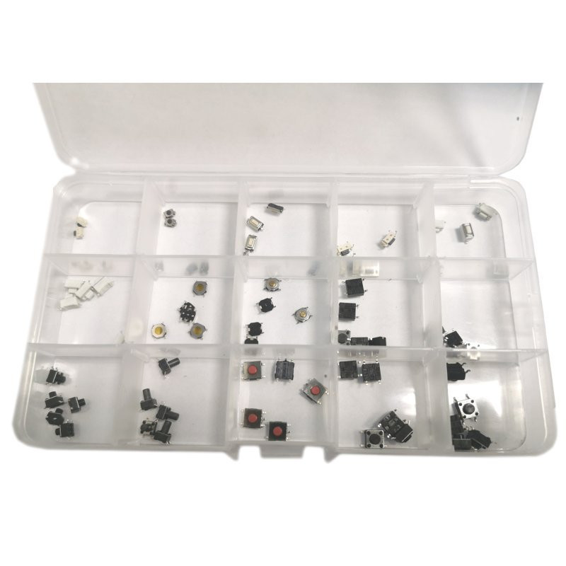Zestaw Mikroswitch 75szt SMD tack switch (do serwisu pilotów ...
