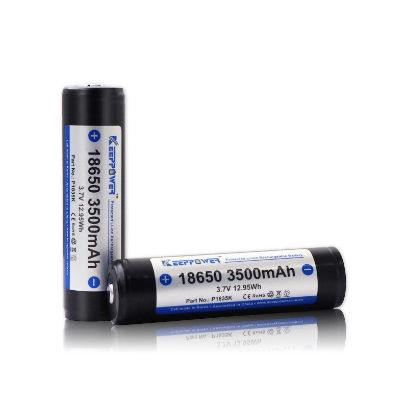 Akumulator 18650 PCM 3500mAh | 1szt. 3,7V 8A LI-JON KEEPPOWER 64mmX18mm ...