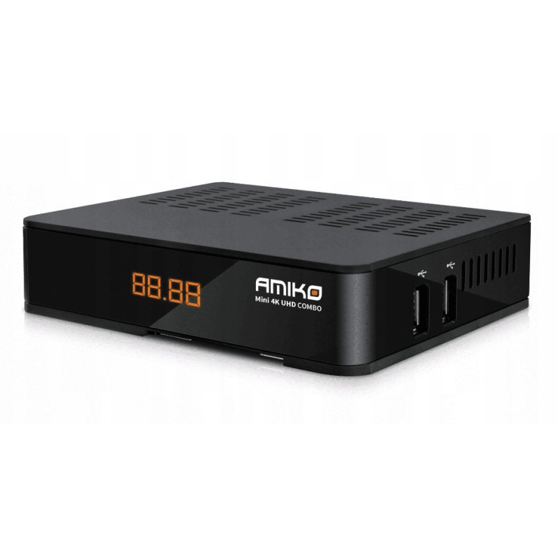 Tuner TV naz. AMIKO MINI COMBO | 4K DEKODER UHD DVB-T2 DVB-S2 DVB-C SAT-RTV SAT DVB-T