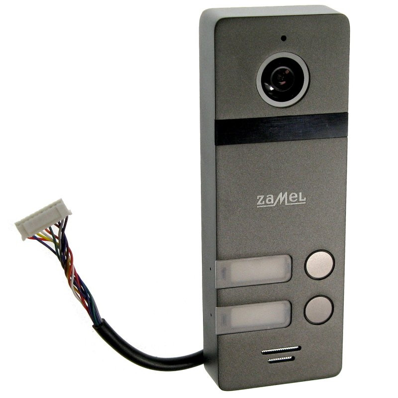 Kamera Vid. VO-802S Natynkowa srebrna, Videodomofon ZAMEL, panel ...