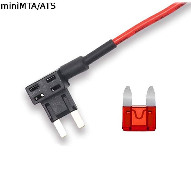Gniazdo bezpiecznika mini MTA ATS przewodem BYPASS-Motoryzacja