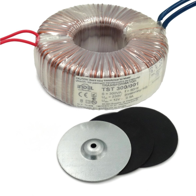 TST300 12V-25A Trafo Toroid 300/001 TST Transformator toroidalny ...