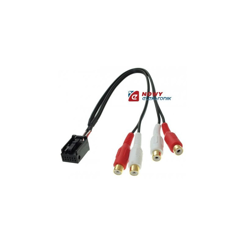 ZRS-AUX-VW.02 Adapter AUX-RCA OUT Audi Seat Skoda-CAR AUDIO-VIDEO