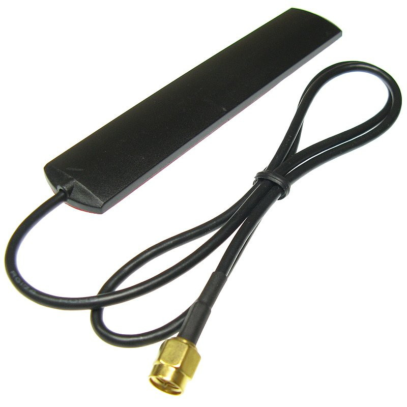 Antena 433MHz 3dbi przyklej. przewód 50cm wtyk SMA-Telefony i Smartfony