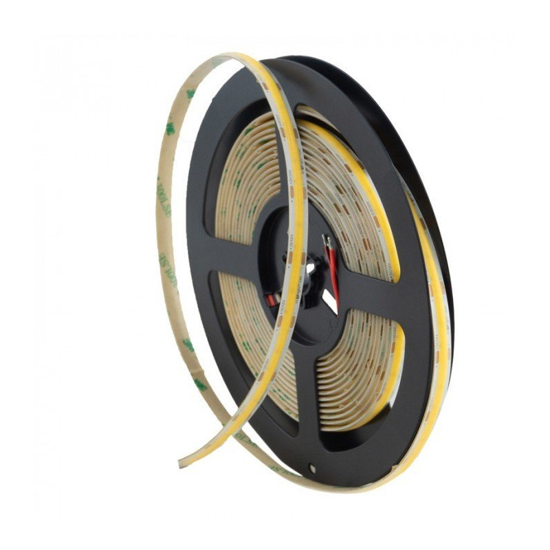 Taśma LED COB B.Neutr. IP67 5m PRO 4000K 9W/m 12V, Cała rolka 5m NEON ...