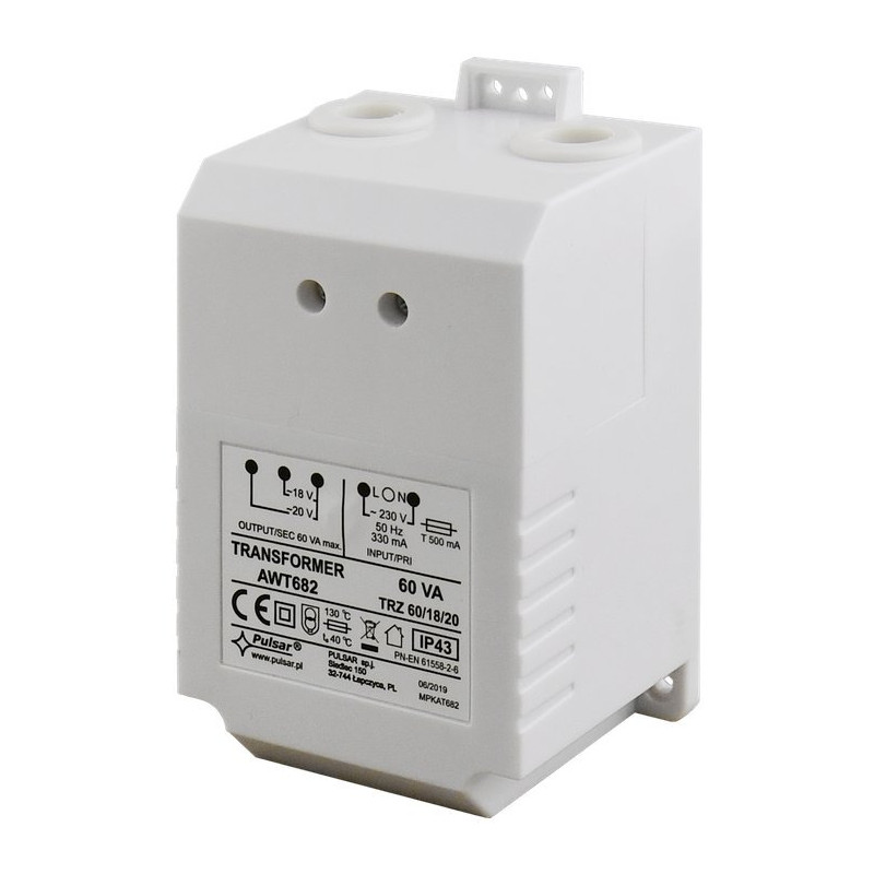AWT682 Trafo Pulsar (SATEL) | do obudowy OPU-3P zasilacz-Zasilacze i Transformatory