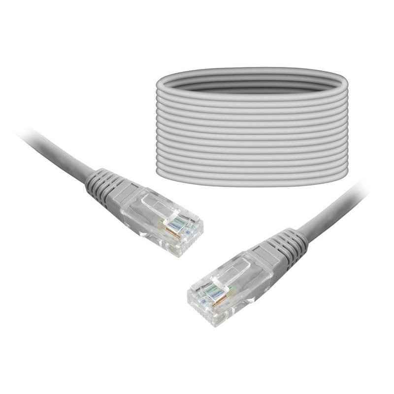Kabel LAN kat.6 UTP 30m szary-Kable i Przyłącza RTV i PC