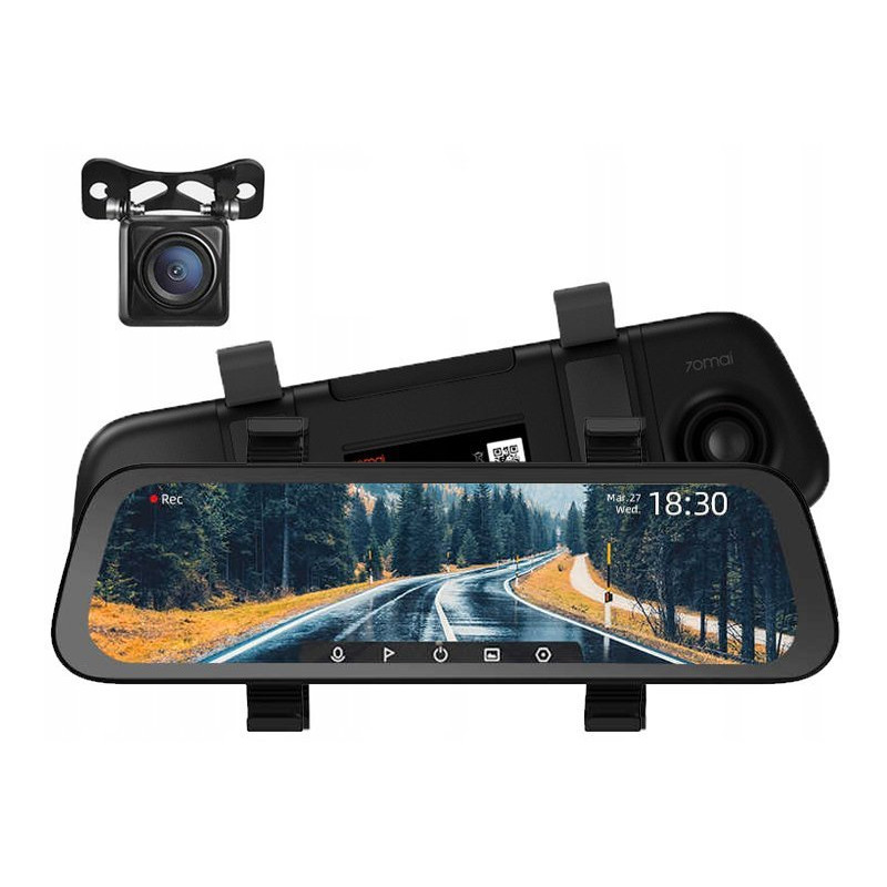 Rejestrator trasy 70mai|D07+RC05 Rearview DASH CAM Wide Midrive kamera w lusterku + tył-Motoryzacja