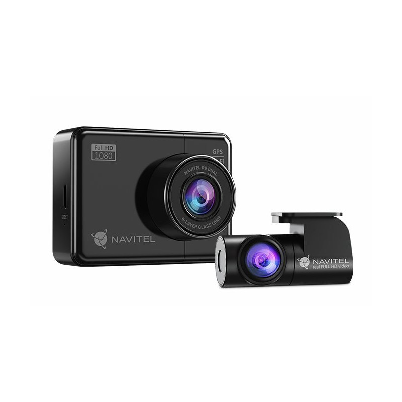 Rejestrator trasy NAVITEL R9 Dual, Kamera cofania, G-Sensor, GPS, WiFi ...