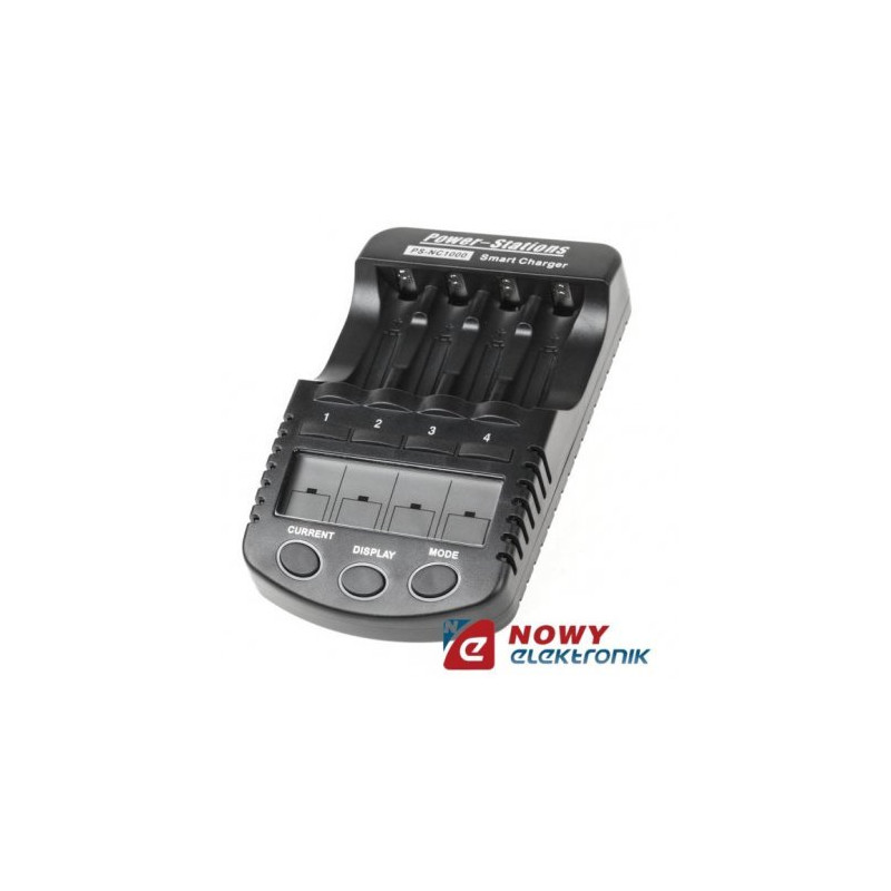 Ładowarka NC-1000 !PLUS R3,R6 USB mikropr. EverActive /wtyk zap.samoch ...