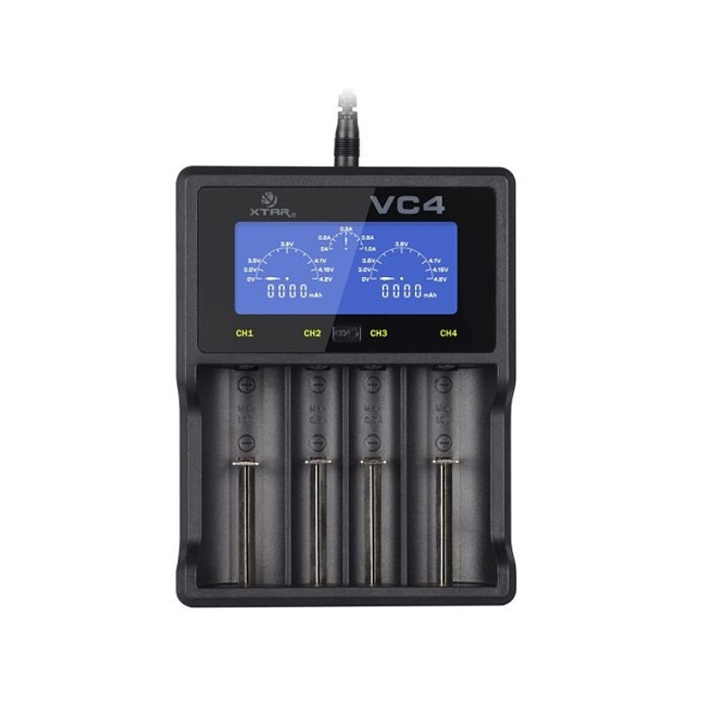 Ładowarka do akumulatorów VC4 Li-Ion XTAR VC4 Uniw. 1,2V-3,7V 10440 ...