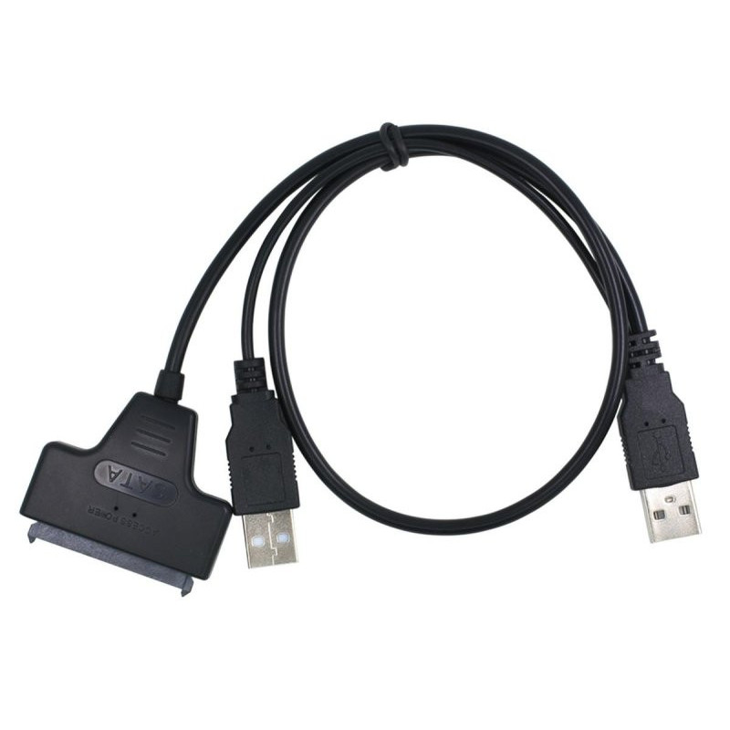 Adapter USB - SATA HDD SSD USB Przejście 2xUSB2.0-Sterowanie i Kontrola ...
