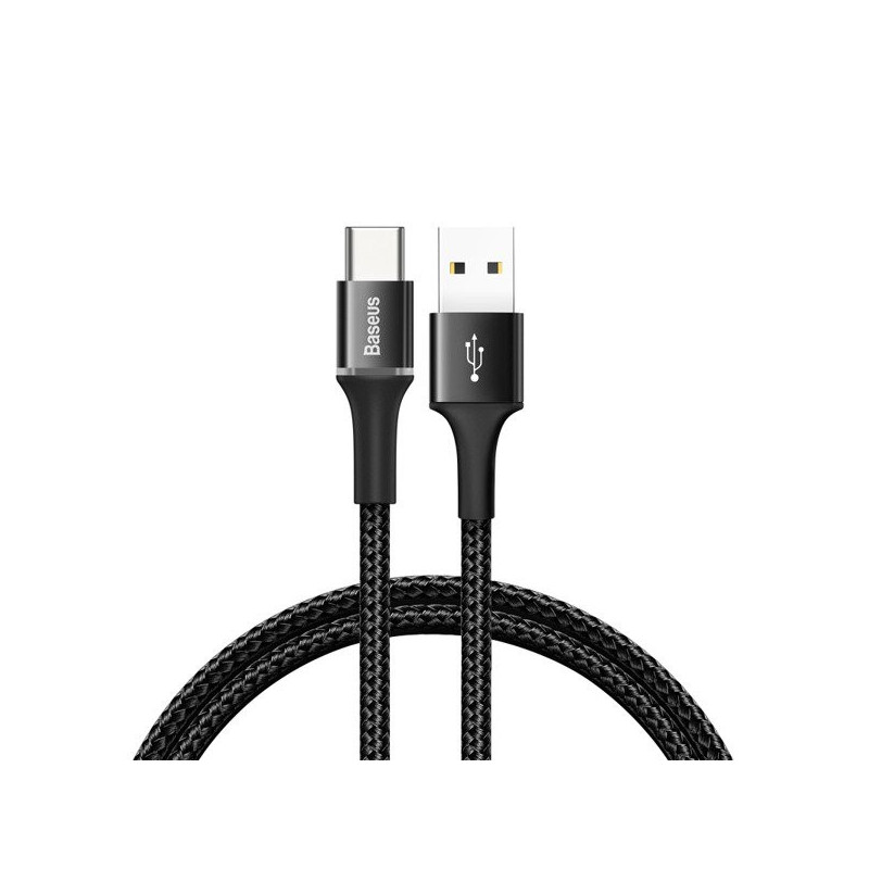 Kabel USB/USB-C 0,5m BASEUS TYPE-C Black Gray+Black-Kable i Przyłącza ...