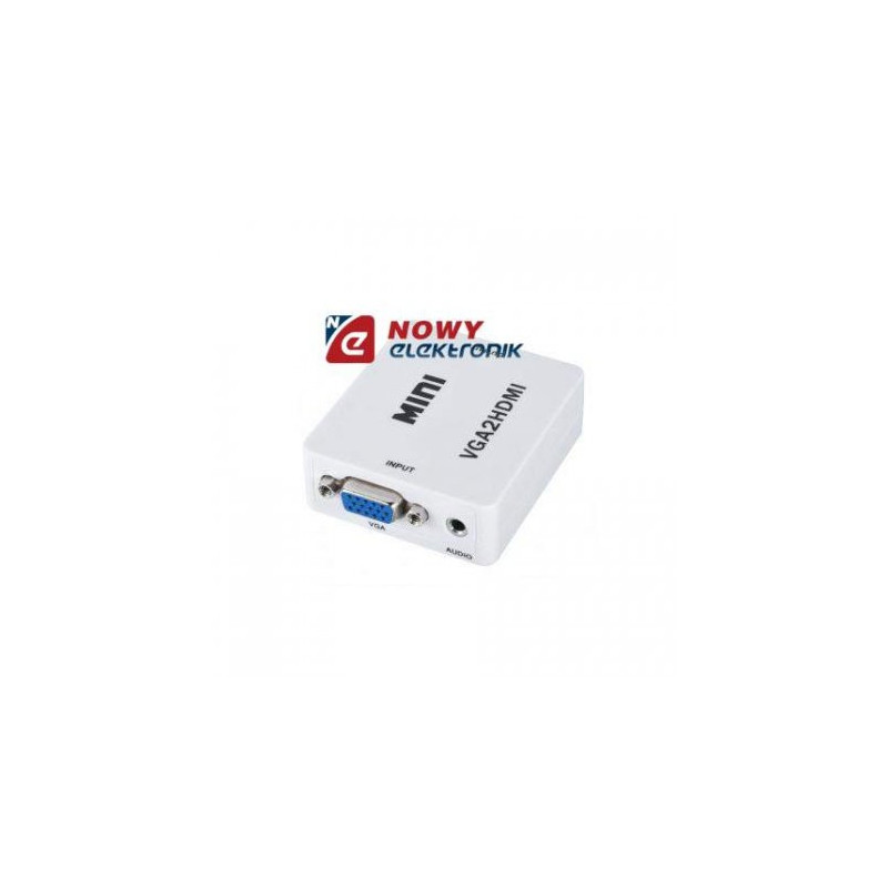 Konwerter VGA/HDMI + AUDIO Adapter VGA-HDMI-RTV SAT DVB-T