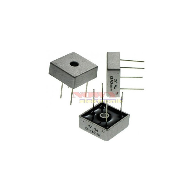Mostek 50A 1000V KBPC5010W pinow-Podzespoły Elektroniczne
