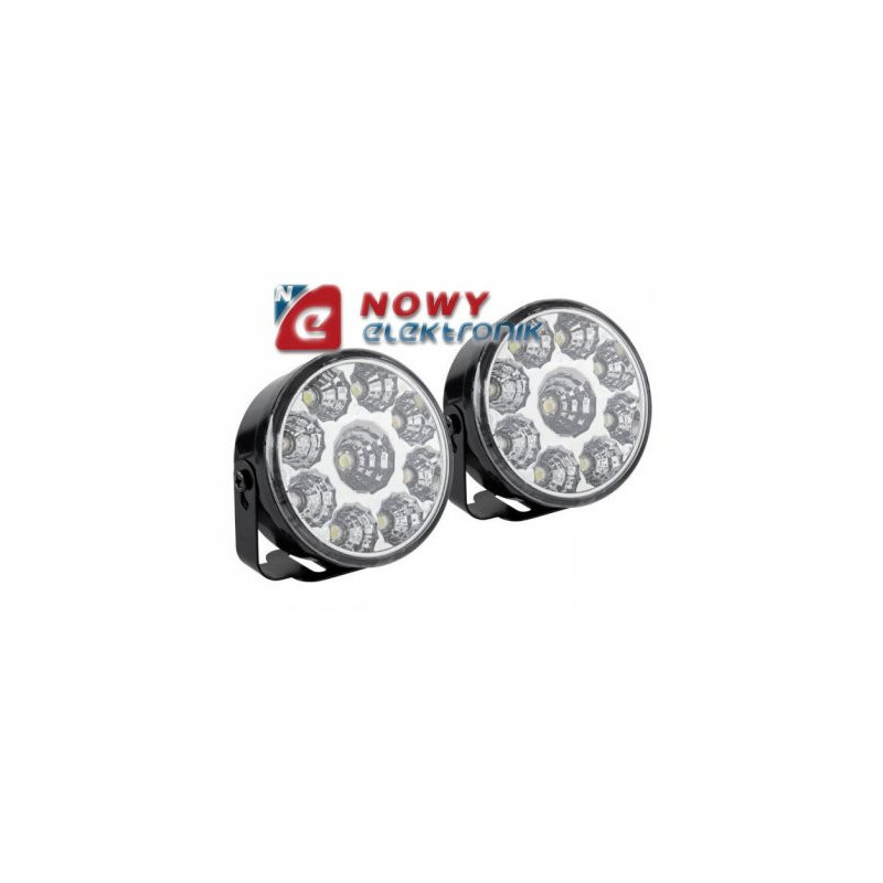 Światła dzienne okrągłe 9x0,5W światła do jazdy dziennej70x45-Motoryzacja