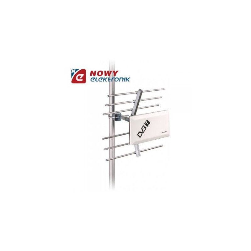 Antena TV DVB-T2 VISTA Zewnęt. COMBO DAB+ MUX 8 LTE VHF UHF 12V/230V ...