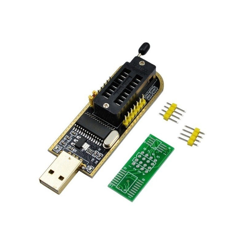 Programator USB CH341A Gold SPI Flash EEPROM TTL-Zestawy do samodzielnego montażu