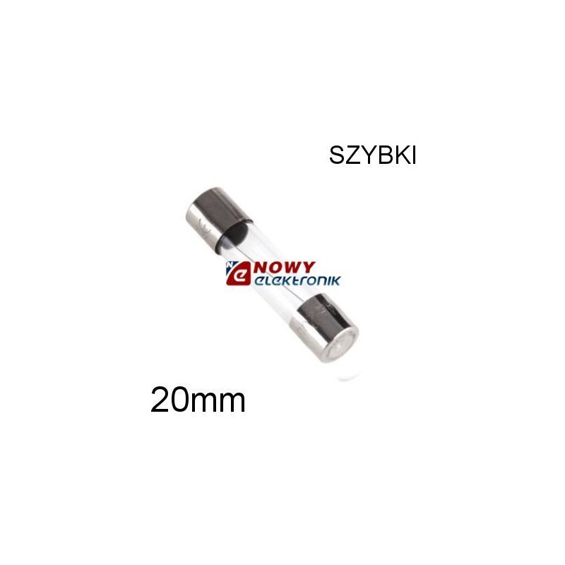 WTA 100mA Wkładka topikowa 20mm Bezpiecznik 0,1A-Elektryka