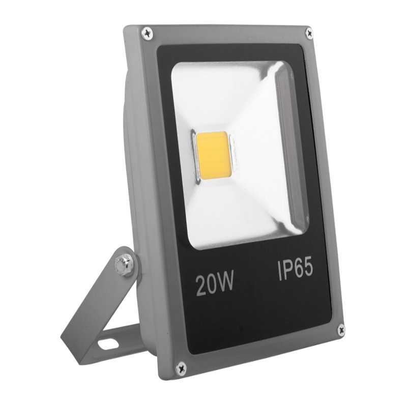 Halogen LED 20W szary SLIM 6000K COB 1400lm Biały zimny-Oświetlenie