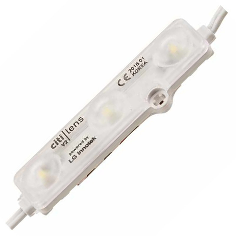 Moduł LED CITI LENS 0,72W 3nieb. IP68 12VDC 60mA 6,8lm 72x17x8,5 ...