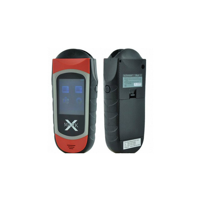 Alkomat Alcovisor Mark Xp RED | 2w1 bezustnikowy +ustnikowy elektrochem.-Alkomaty