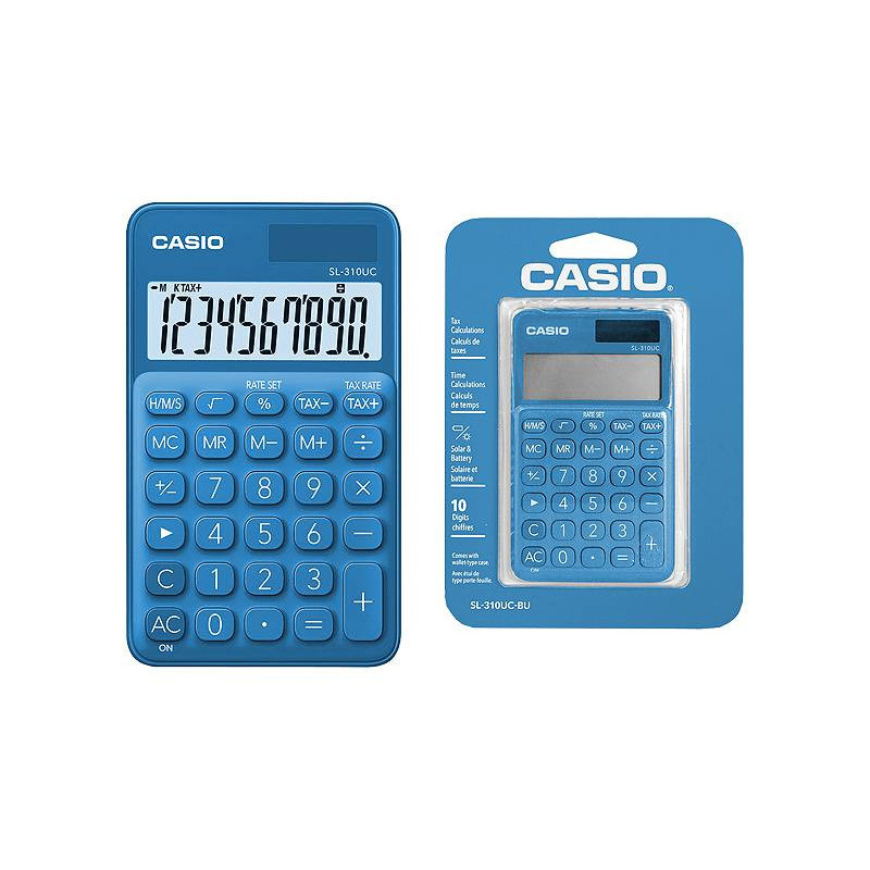 Kalkulator Casio SL-310UC-BU-S niebieski-Dom i Ogród