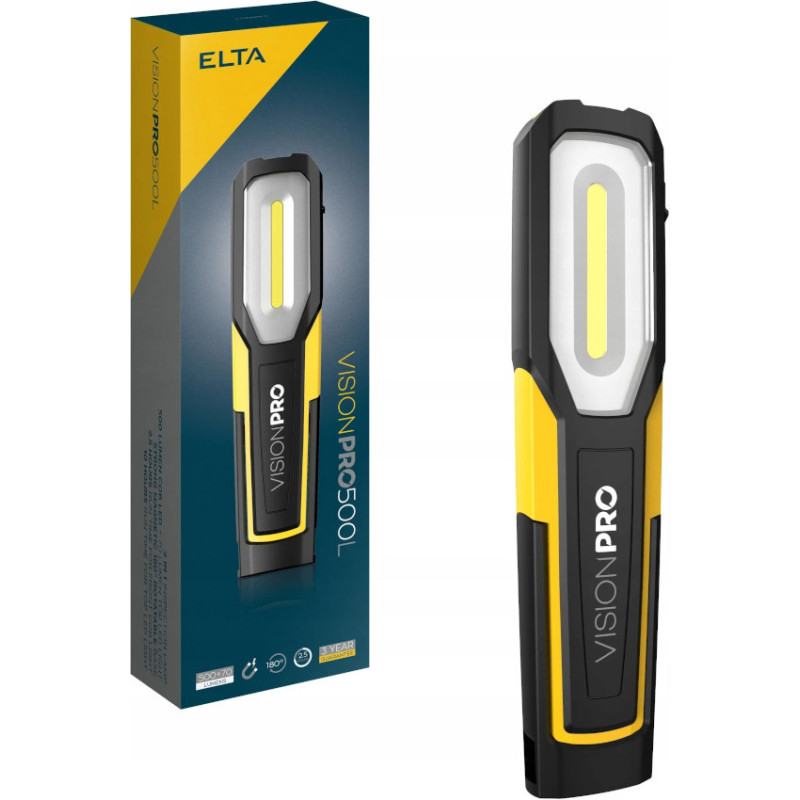 Lampa Warsztatowa LED Vision Pro ELTA, z magnesem, 500lm-Oświetlenie