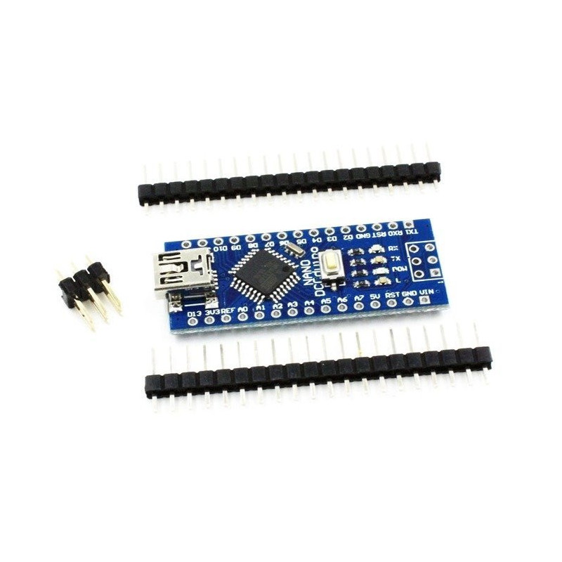 Moduł Nano 3.0 Atmega328P USB do ARDUINO KLON piny do zalutowania min ...
