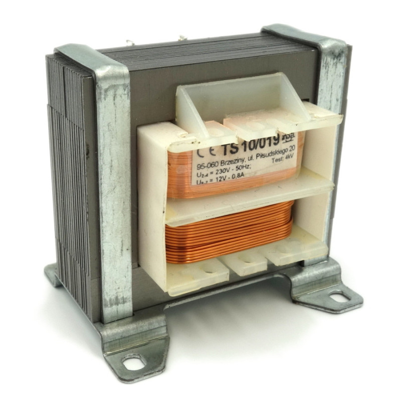 TS10/019 12V-0,8A Trafo Transformator sieciowy-Zasilacze i Transformatory