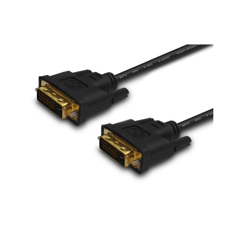 Kabel DVI-DVI 1,8m (24+1) GOLD Talvico DSKDV03G-Kable i Przyłącza RTV i PC